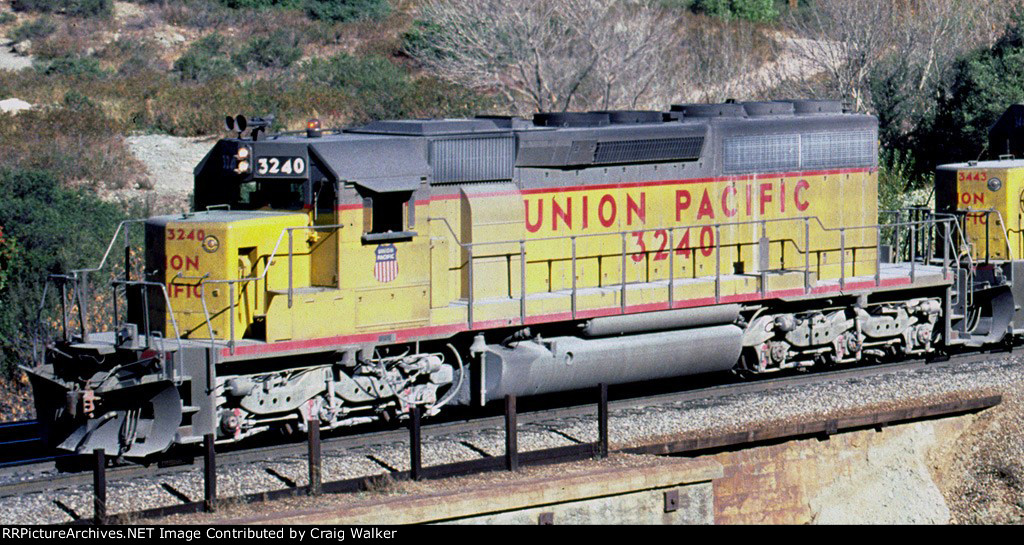 UP 3240 - Blue Cut, Cajon Pass, CA - 12/28/80